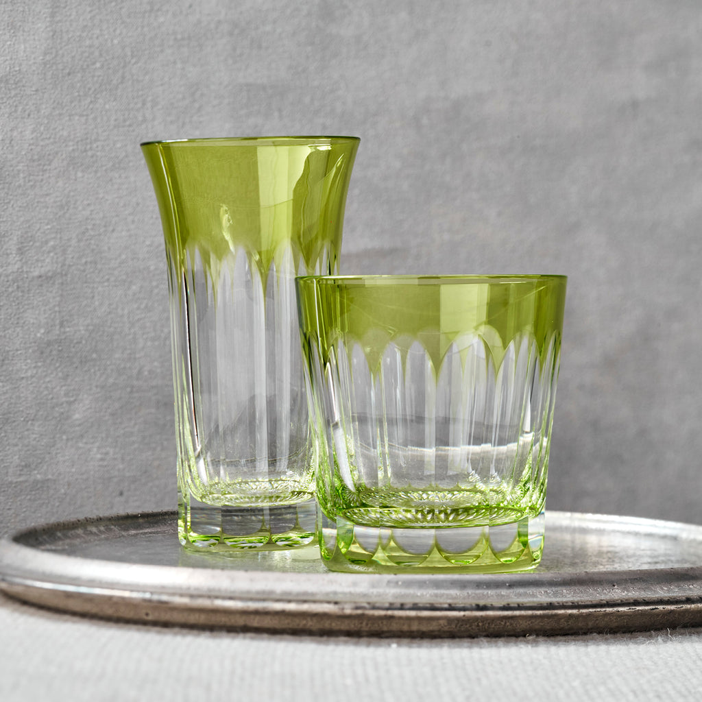 Kimiko Yasuda Namihana Chartreuse Crystal Rocks Glass – Roman and ...