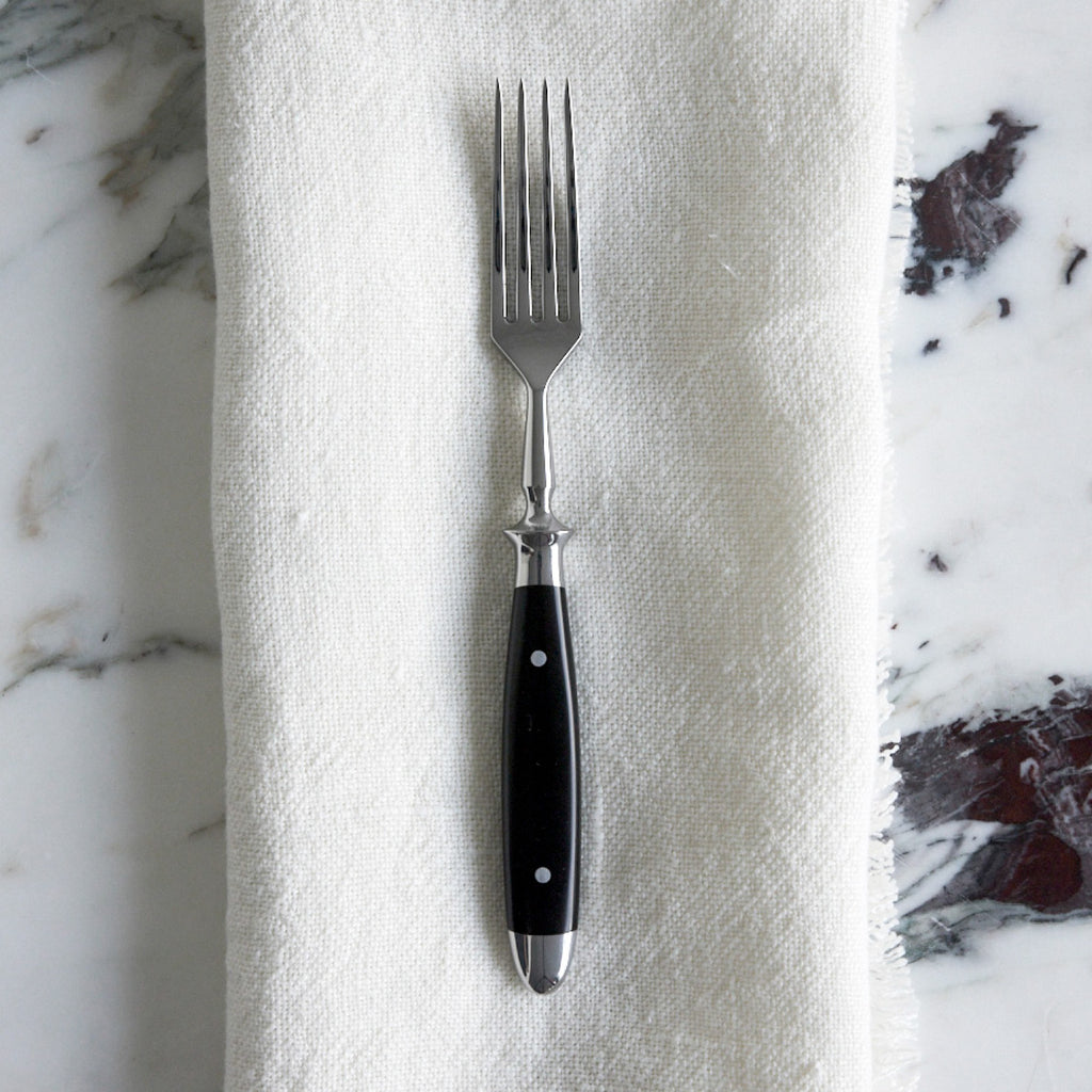 Flatware in Black Acrylic | Dinner Fork, Salad Fork & Dinner Knife ...