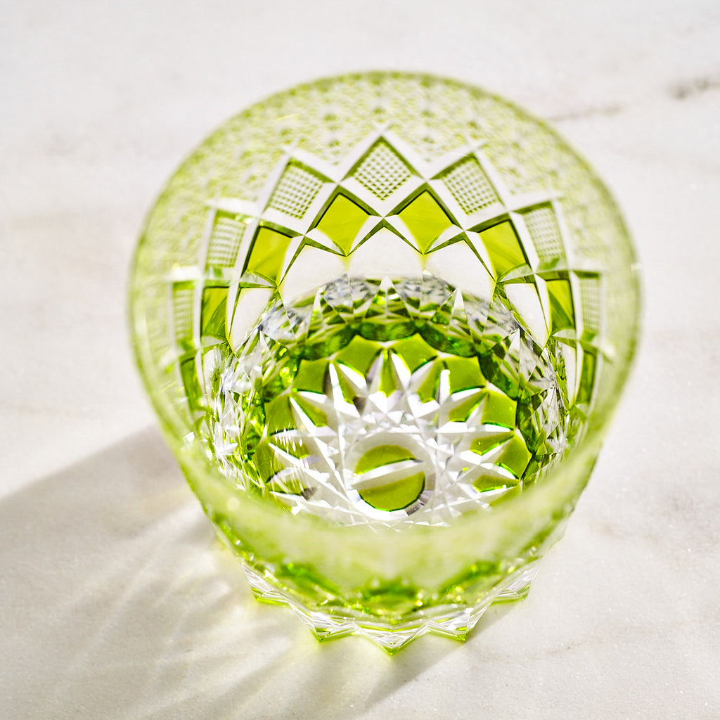 Chartreuse Crystal Rocks Glass | Whiskey Glasses & Scotch Glasses ...
